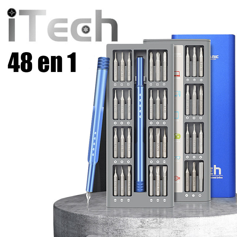 SET DE DESARMADORES 48 EN 1 MECHANIC ITECH – Tool Room México